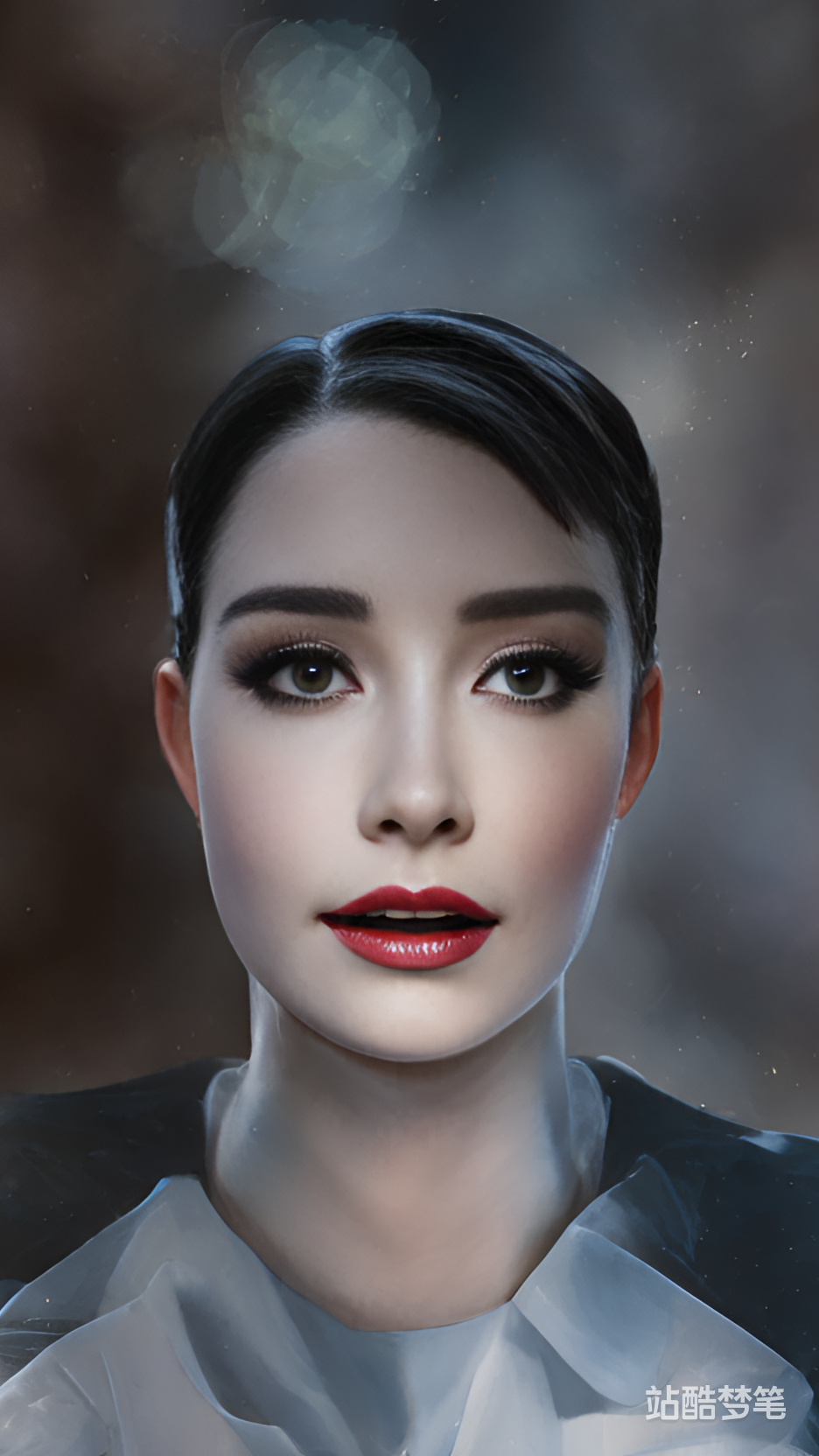 #站酷梦笔#少女，奥黛丽赫本，18岁，年轻漂亮，照片_seancai110-站酷ZCOOL