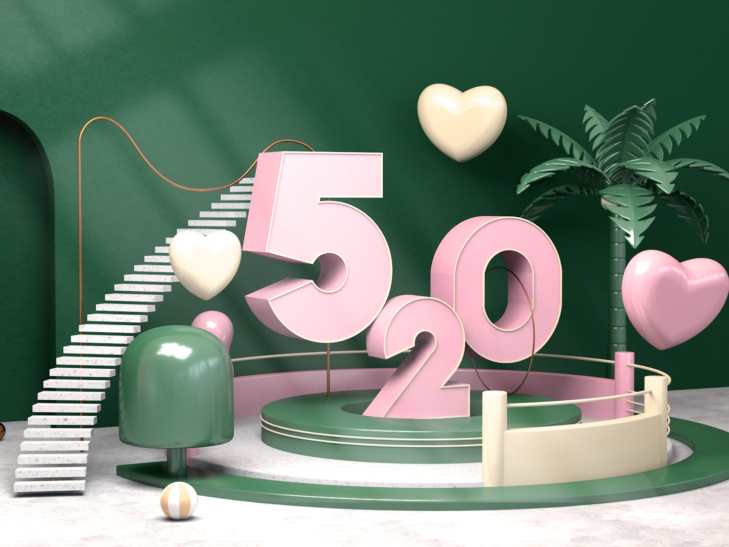 C4D电商活动场景_DX大象007-站酷ZCOOL