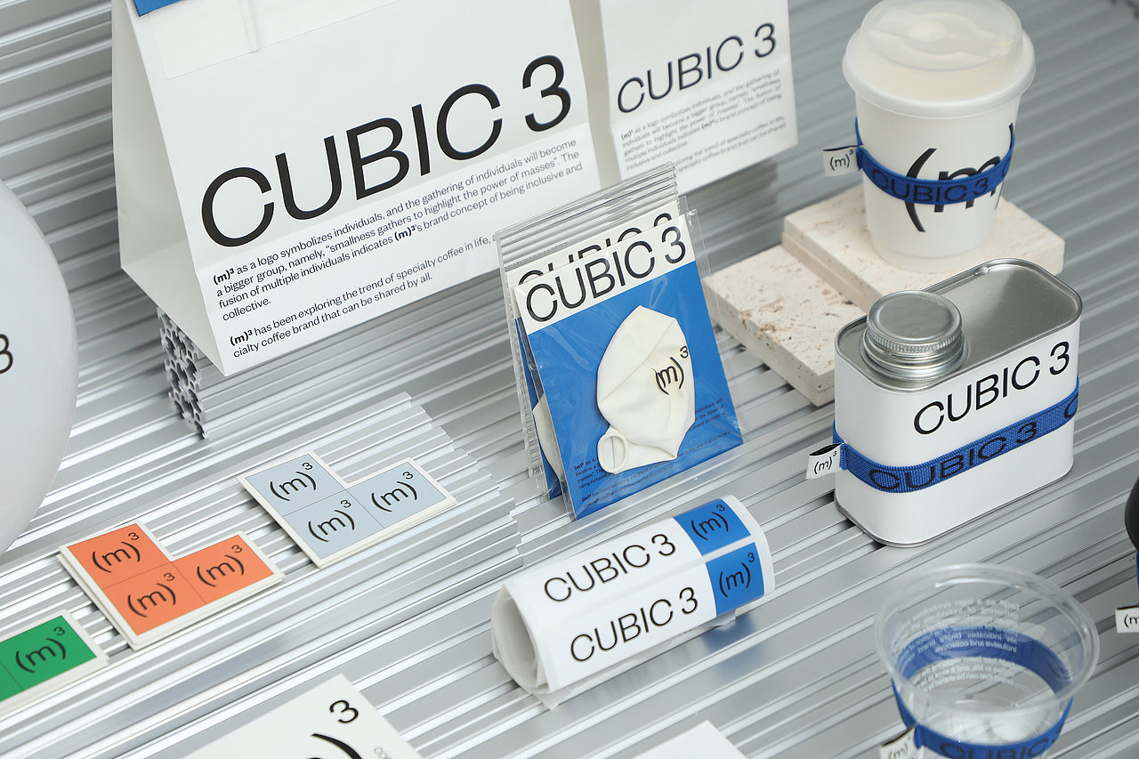 CUBIC3 VISUAL IDENTITY 三立方咖啡品牌视觉设计_lowkeydesign-站酷ZCOOL