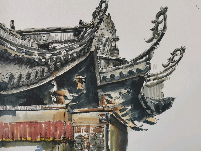 屋檐_兔兔sweet-站酷ZCOOL