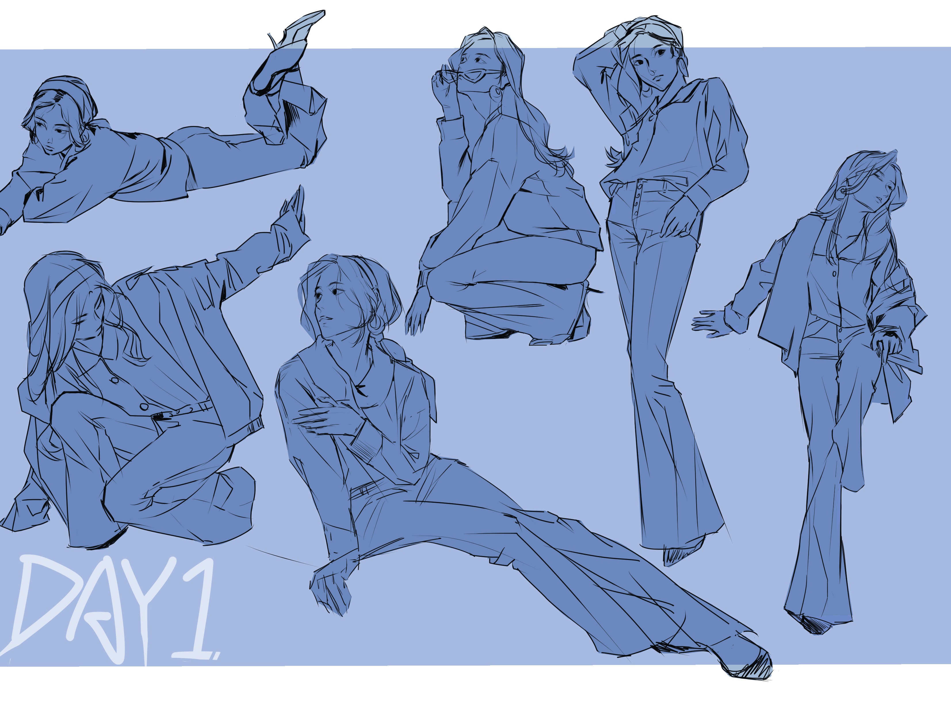 #速写60天挑战赛#day1@速写班长_AT亦潇-站酷ZCOOL