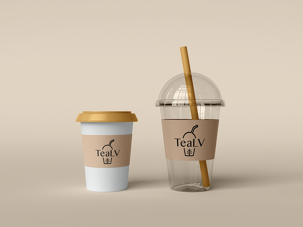 奶茶logo_格悟设计-站酷ZCOOL