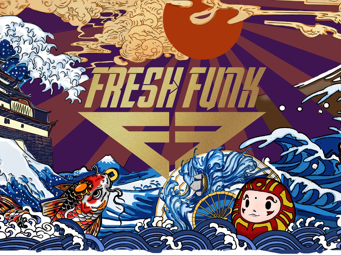 FRESHFUNK-墙绘_跳跳鹅EE-站酷ZCOOL