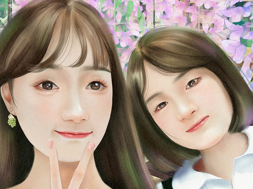 妹妹和她的闺蜜鱼丸很忙 站酷zcool