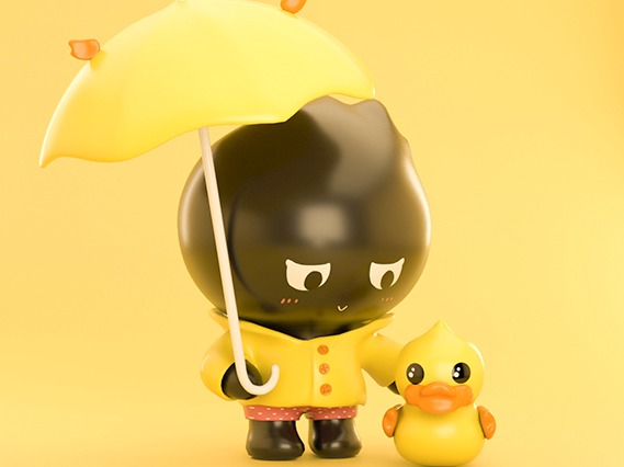 小Z & B.Duck 品牌吉祥物场景展示_littleqiaor-站酷ZCOOL