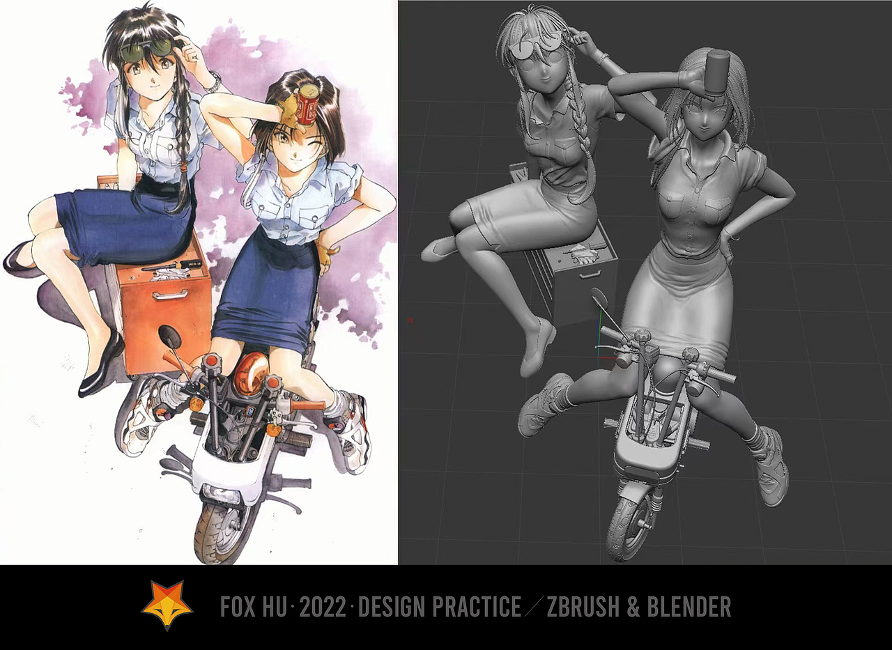 《逮捕令》原画3D练习_dmfox-站酷ZCOOL