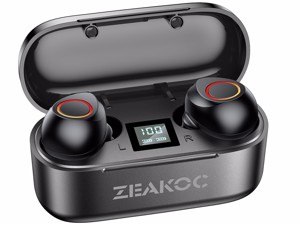 一组蓝牙耳机的渲染图_NEOON-站酷ZCOOL