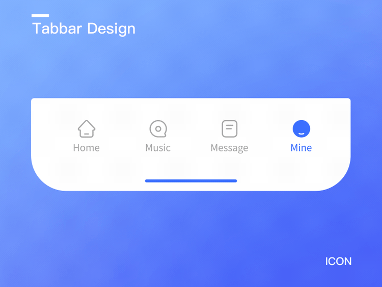 TABBAR X ICON 图标动效设计_BluMark-站酷ZCOOL