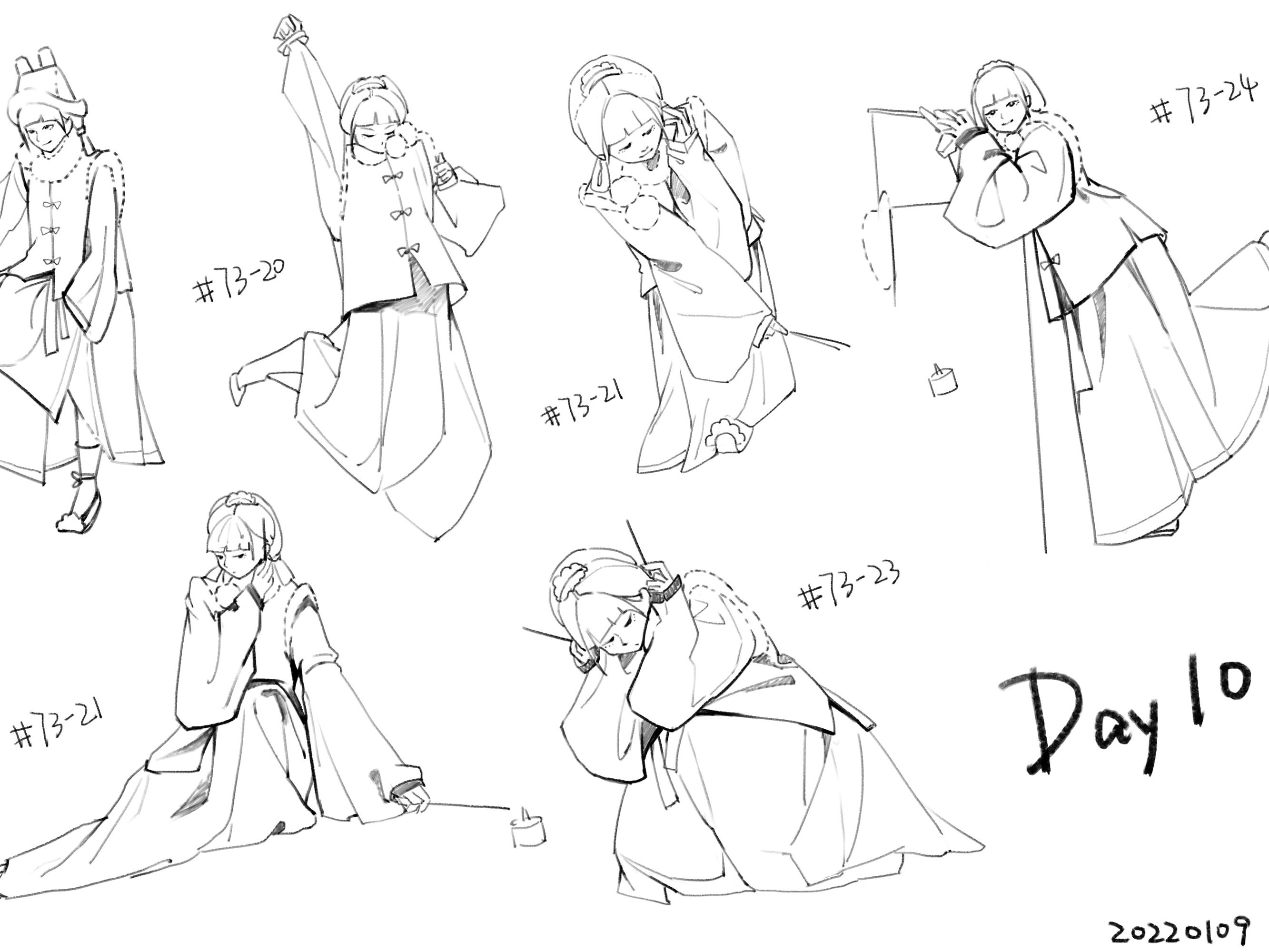 #速写60天挑战赛# Day10 @速写班长 _立羽A-站酷ZCOOL