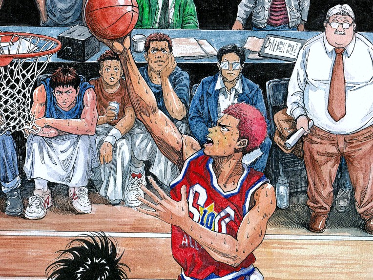 樱木花道轻松挑篮得分_阿拆2025-站酷ZCOOL