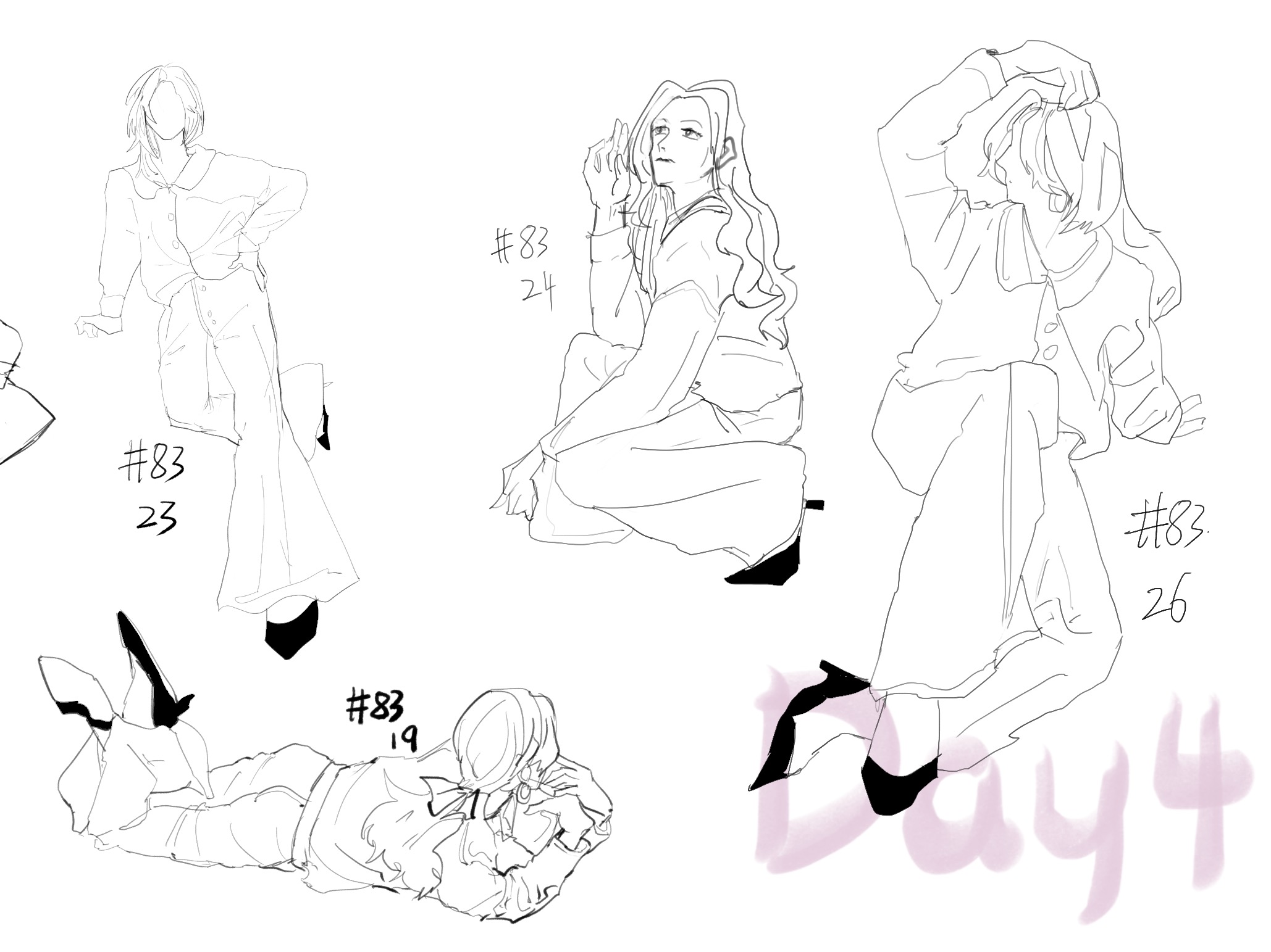 速写60天挑战赛 day4_出云凉-站酷ZCOOL