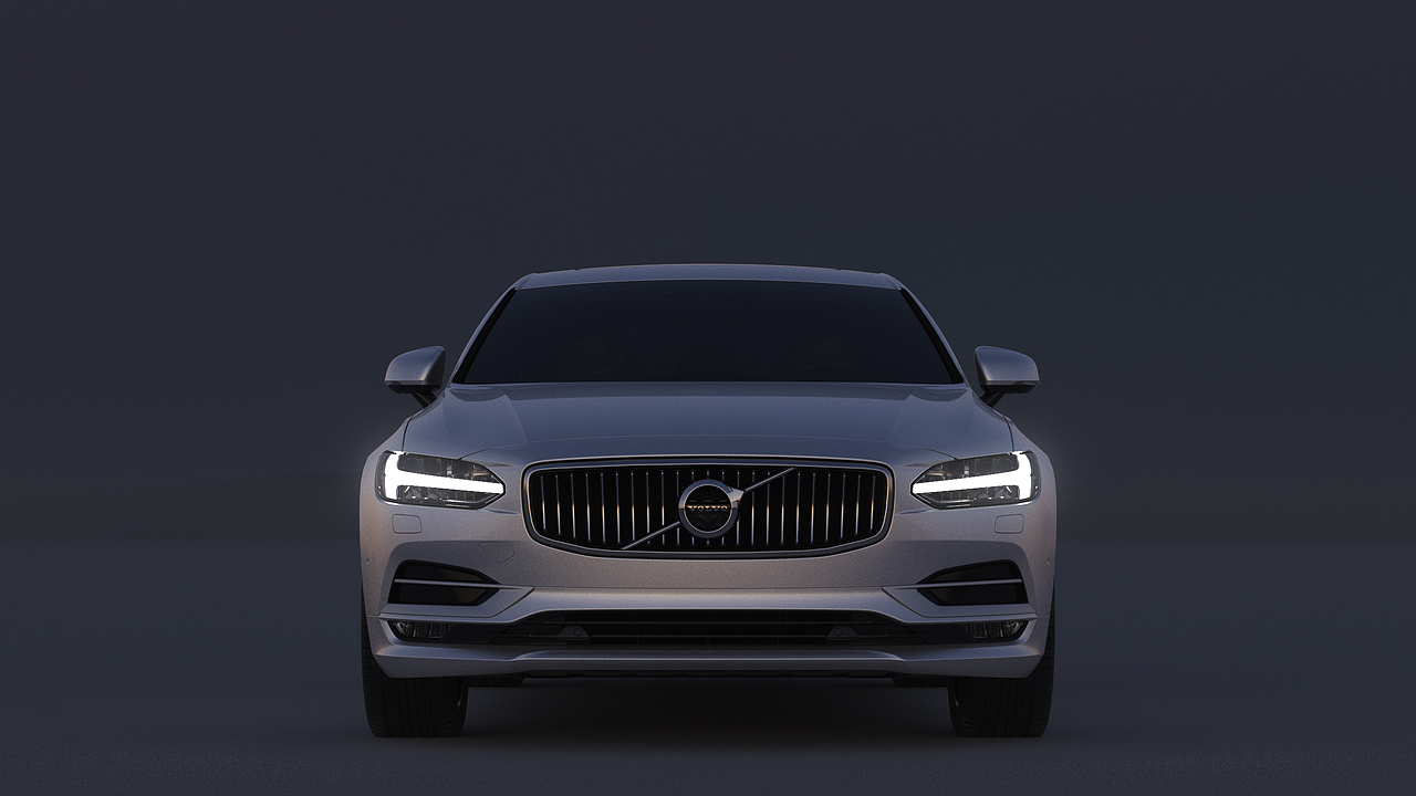 Volvo S90渲染练习_Gparadise-站酷ZCOOL