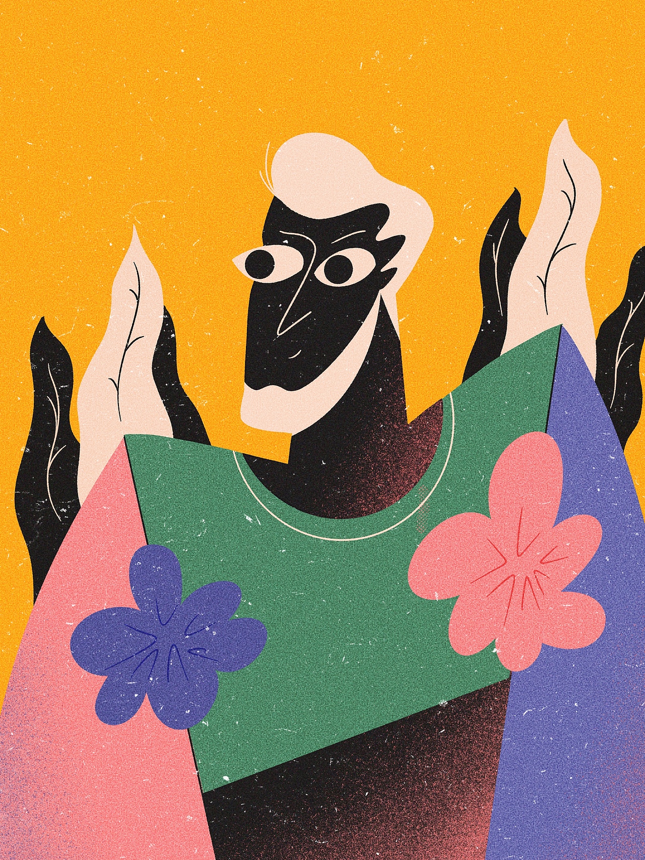 GOODLE系列插画尝试_goghgogh-站酷ZCOOL