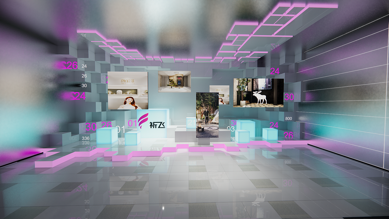 【直播基地文化墙设计】_场景师Malcolm-站酷ZCOOL