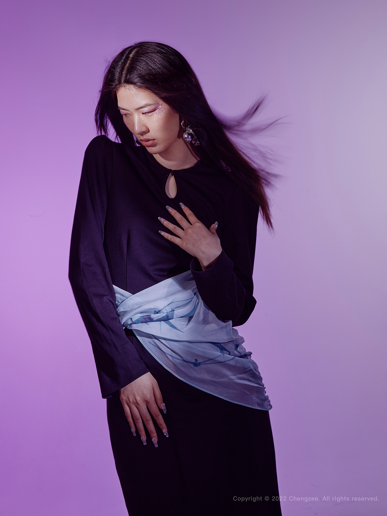 珠光元素创意彩妆拍摄_Chengzee-站酷ZCOOL