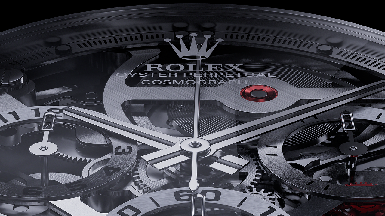 Rolex手表 三维表现_qp蜻蜓-站酷ZCOOL