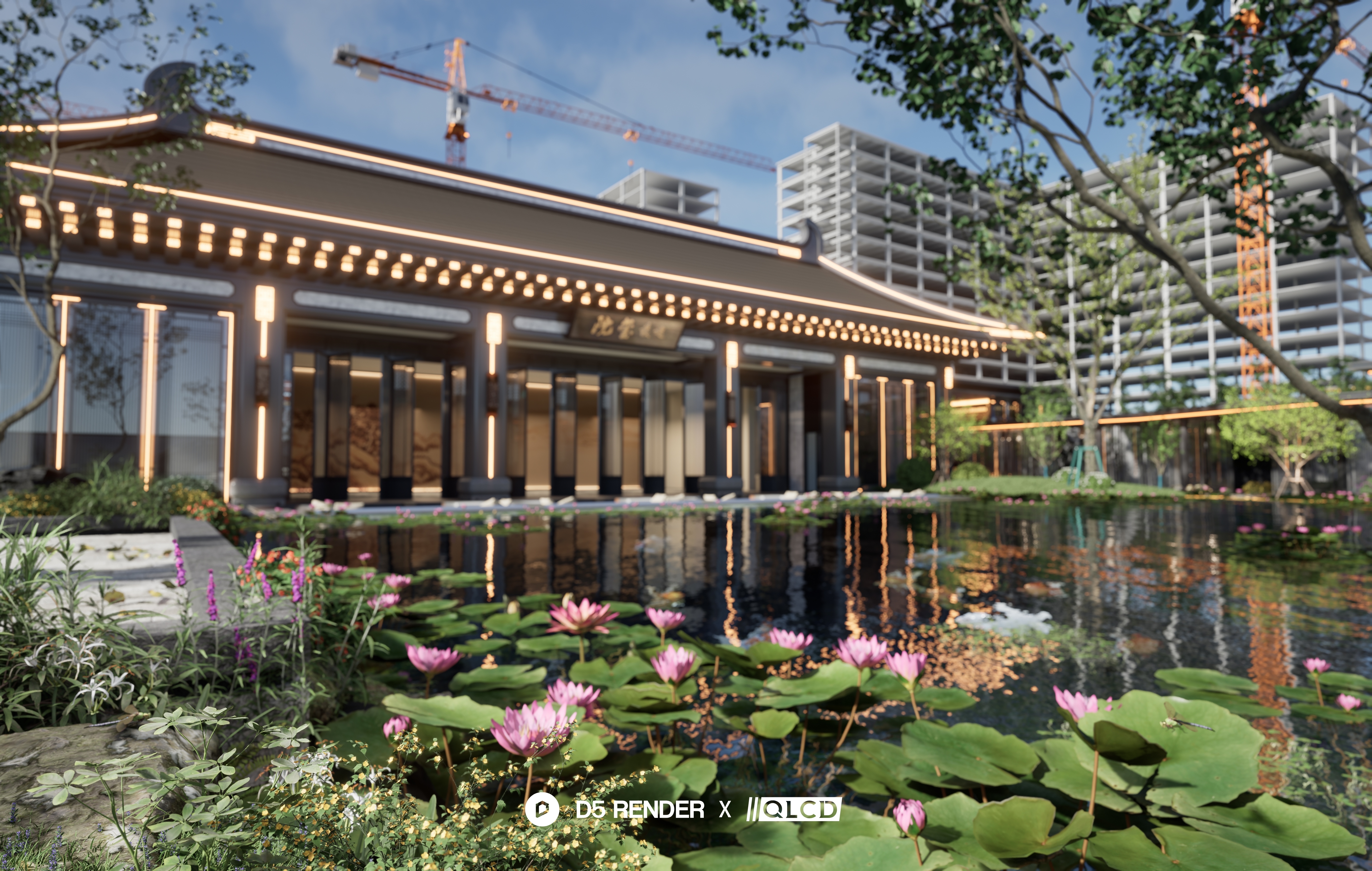 D5渲染器-武地建发玺院_景观设计_QLCD-站酷ZCOOL