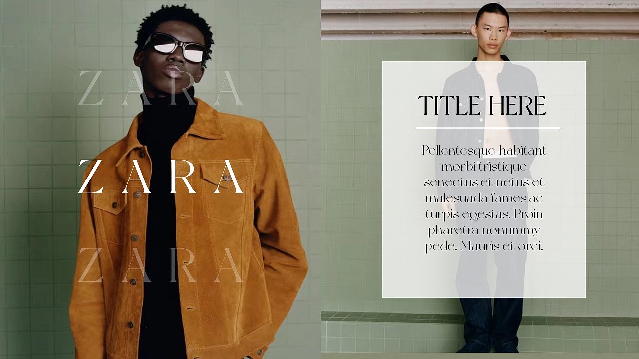 ZARA主题PPT模板 _三九伊-站酷ZCOOL