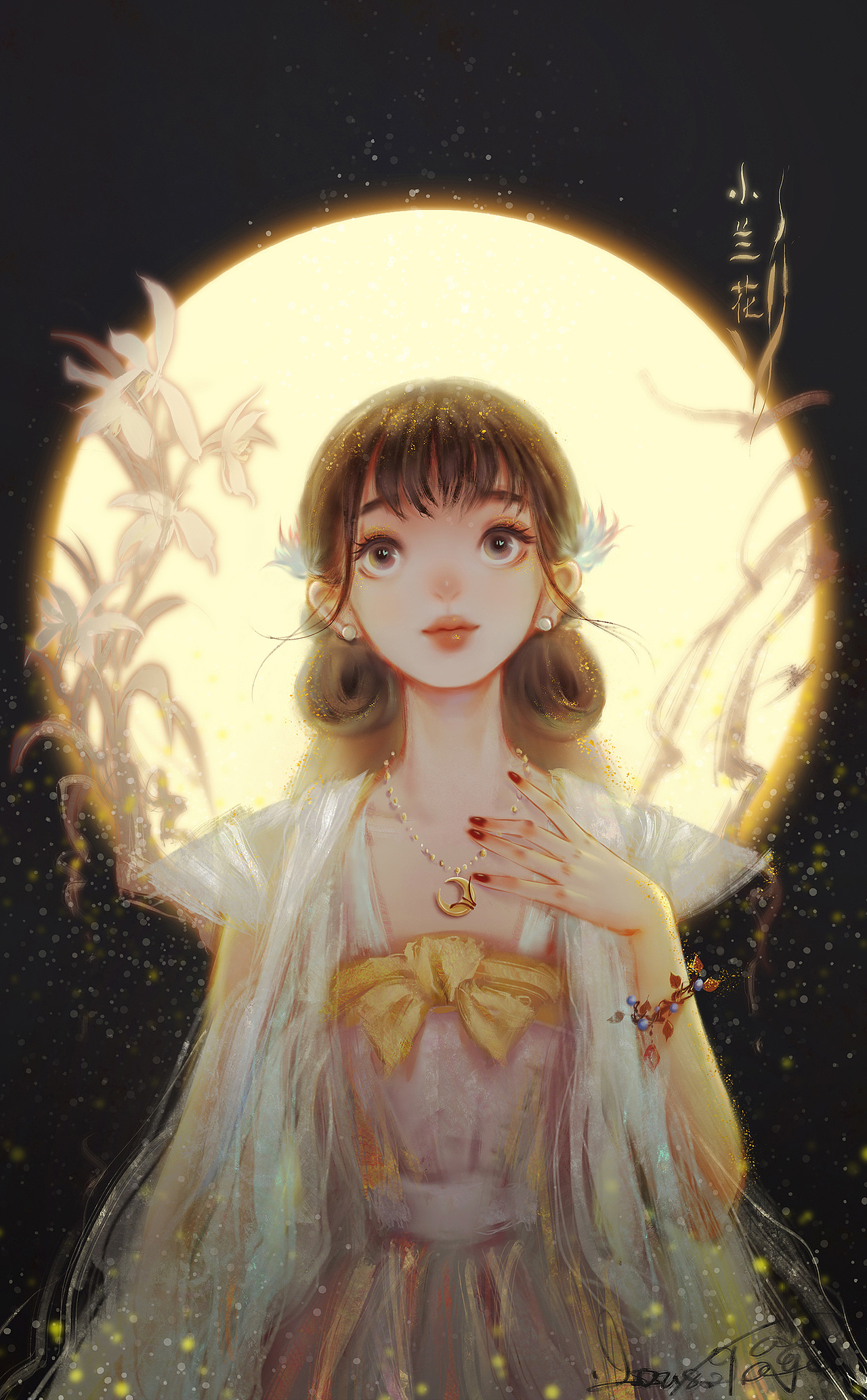 月尊＆小兰花 / 《苍兰诀》摸鱼_京京Leah-站酷ZCOOL