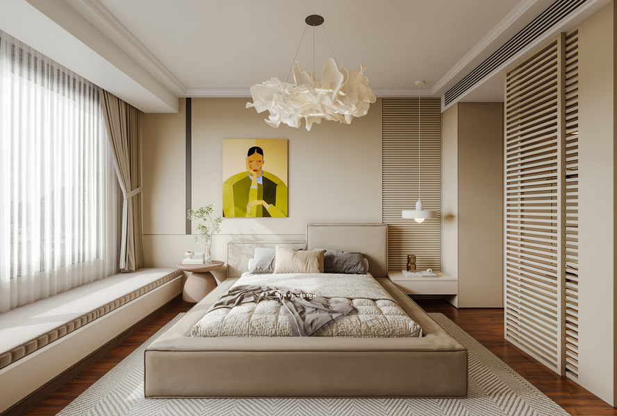 奶油卧室_创意设计作品图片素材-站酷ZCOOL