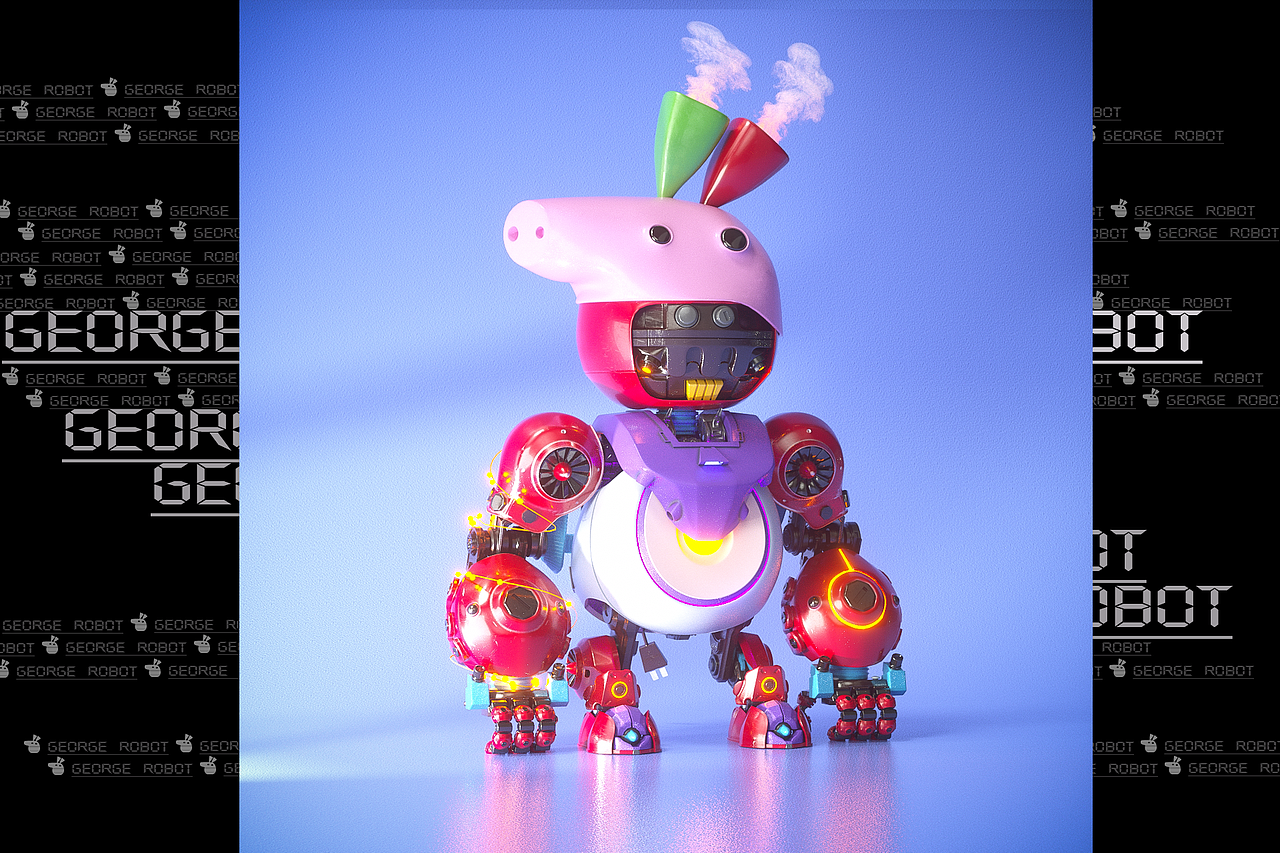 George Robot 乔治机器人_百思不得骑姐00-站酷ZCOOL