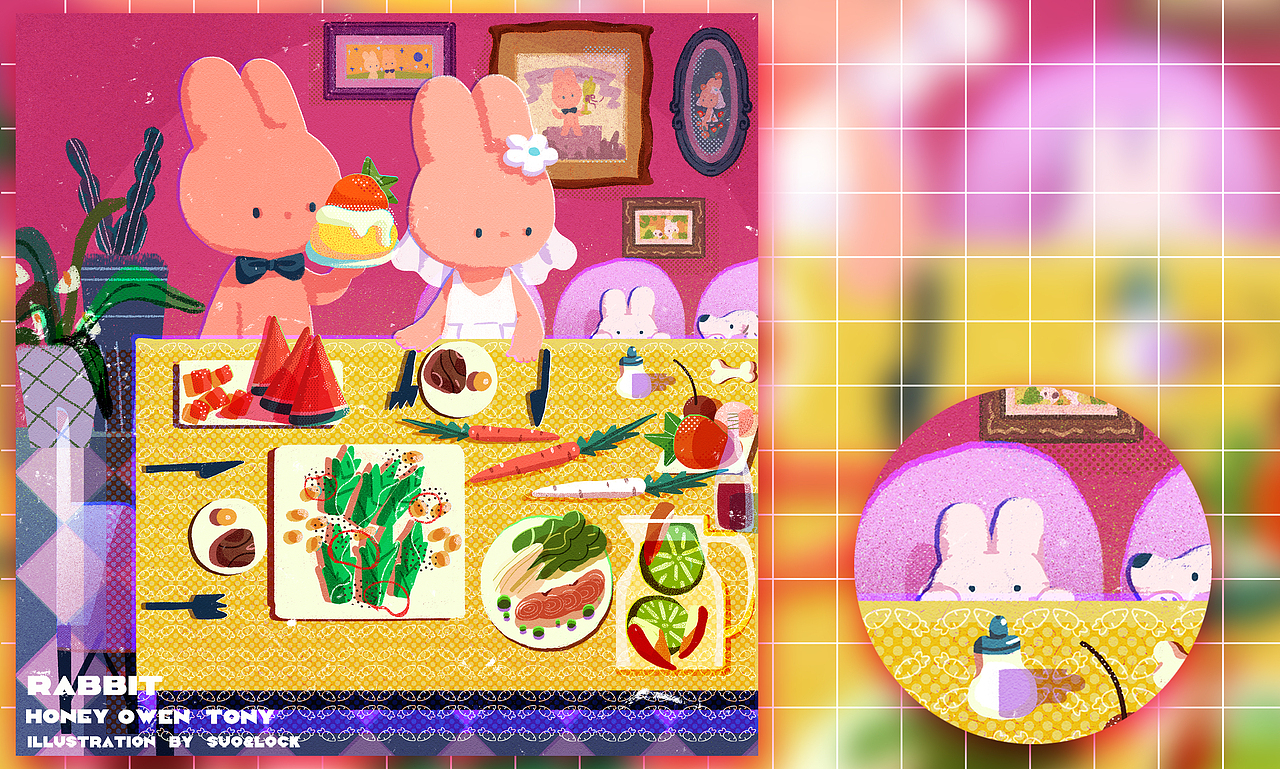 HOT RABBIT-TONY宝宝和它不靠谱的父母日常_lock洛克-站酷ZCOOL