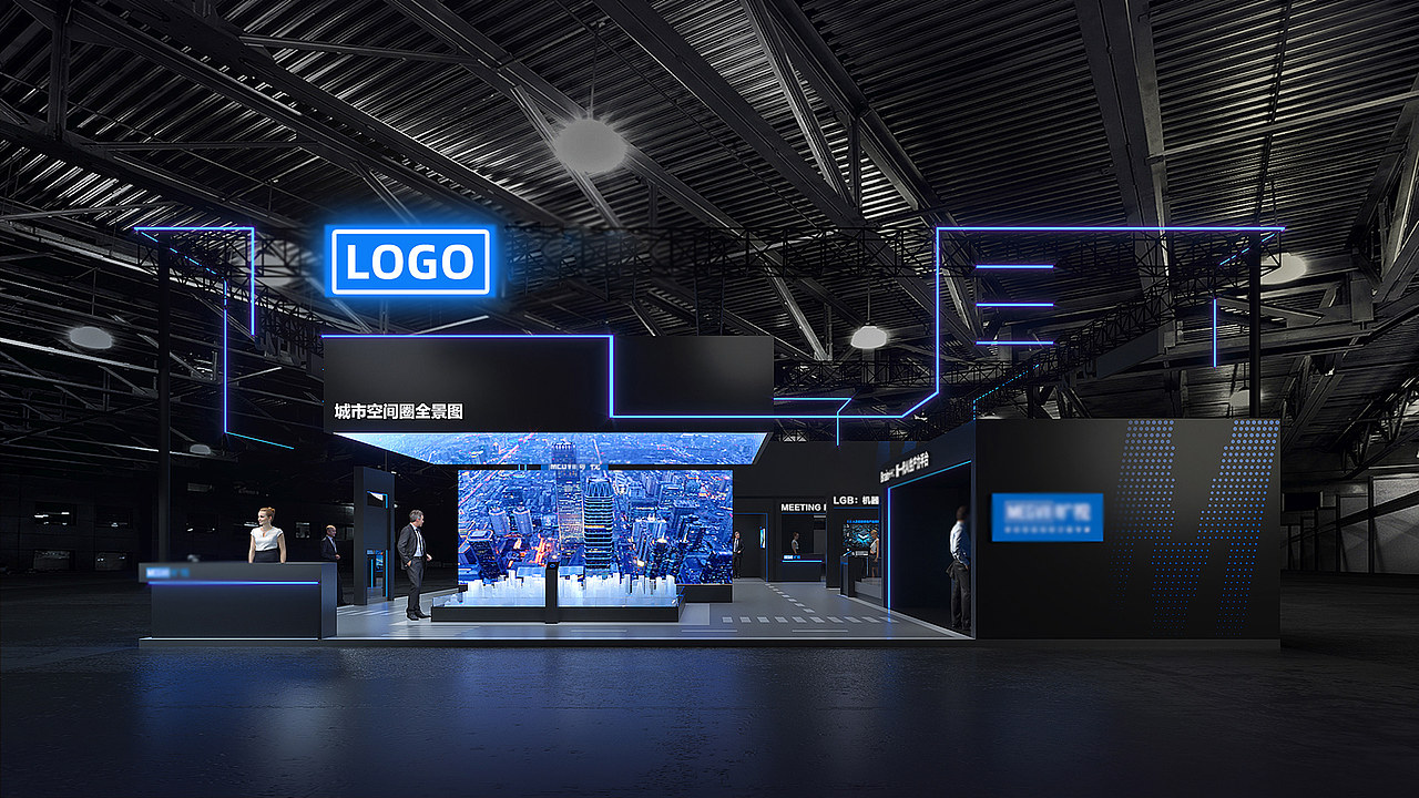 Tech Booth Design_HiveFundesign-站酷ZCOOL