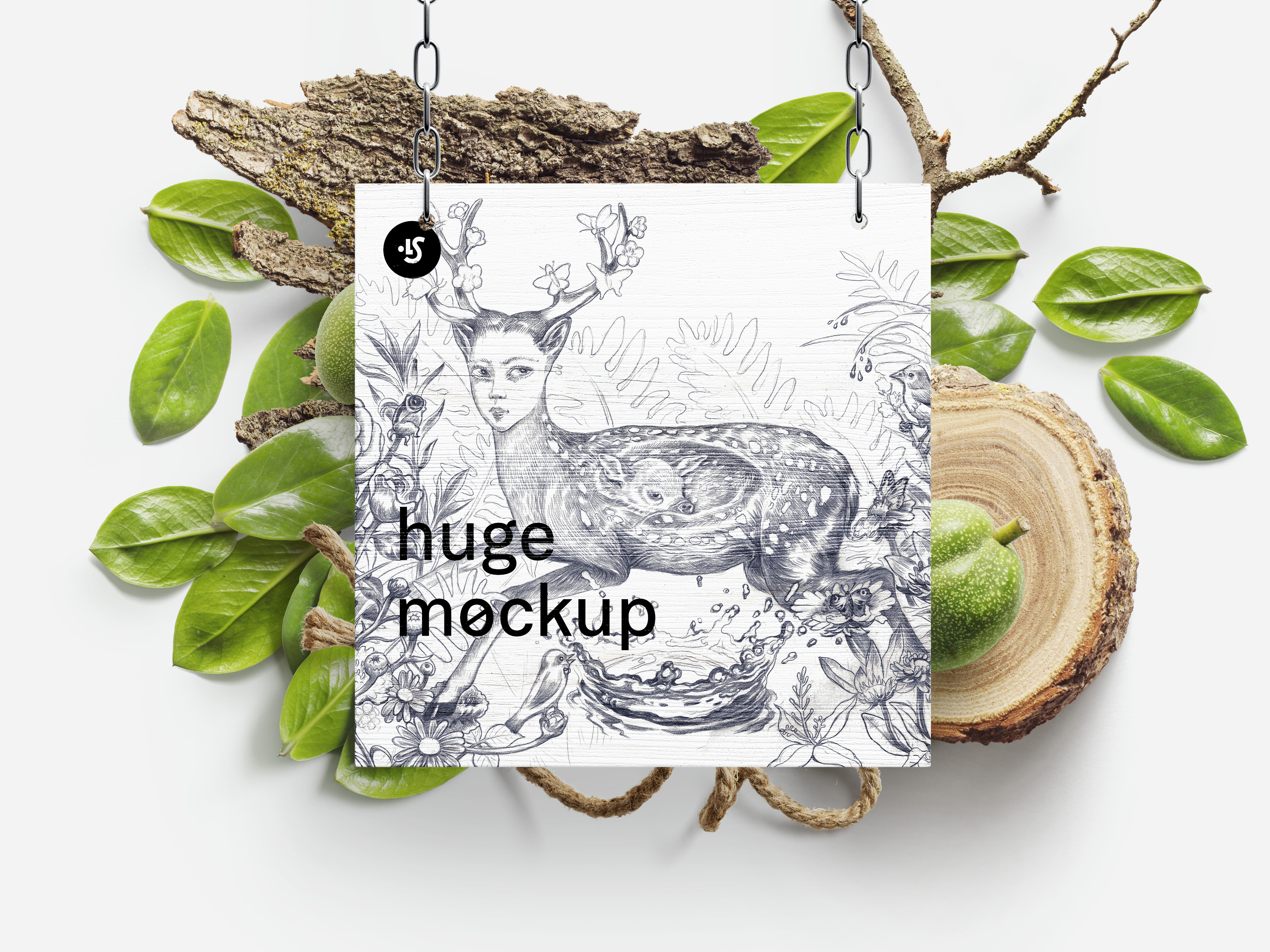 《孕育-鹿妈妈》素描及设计应用_赵娜Artist-站酷ZCOOL