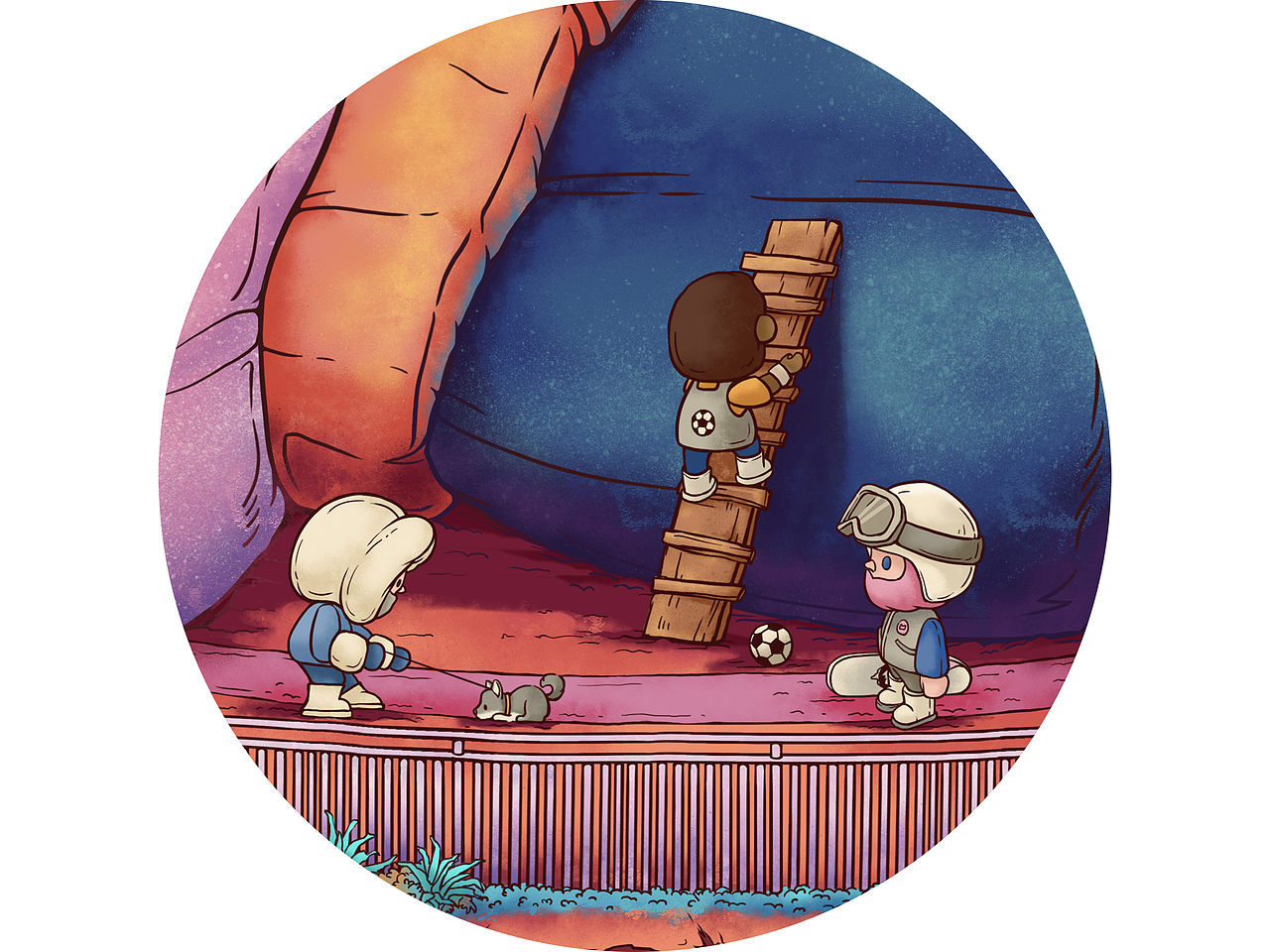 FARMER BOB × CQ原创插画壁纸分享_YHXLQL-站酷ZCOOL