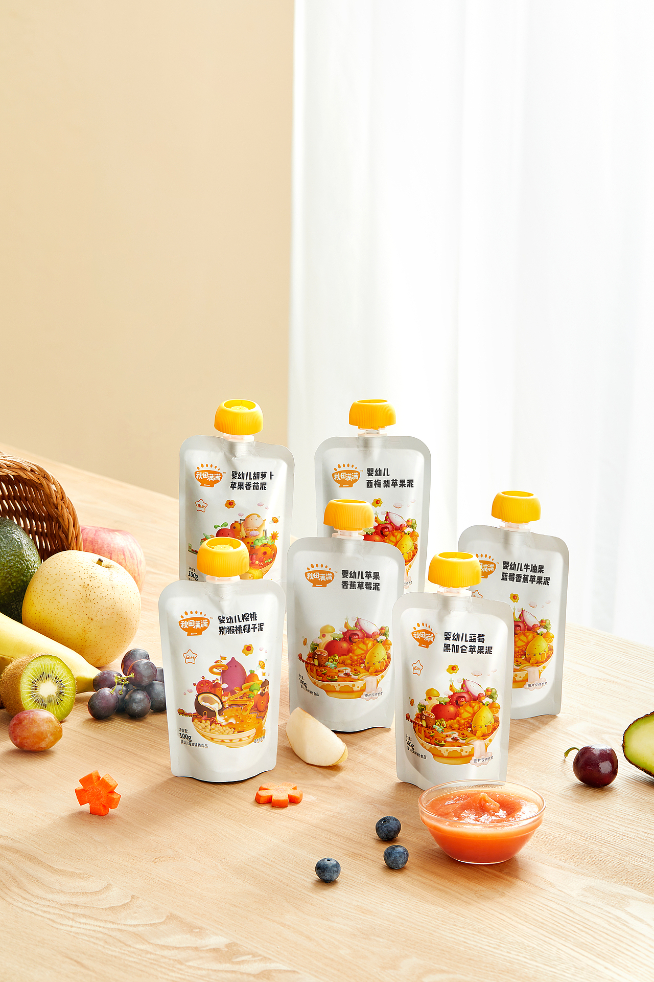 婴幼儿辅食儿童果泥_耳染99-站酷ZCOOL