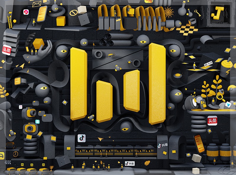 字节跳动-丰富生活_AJIU_-站酷ZCOOL