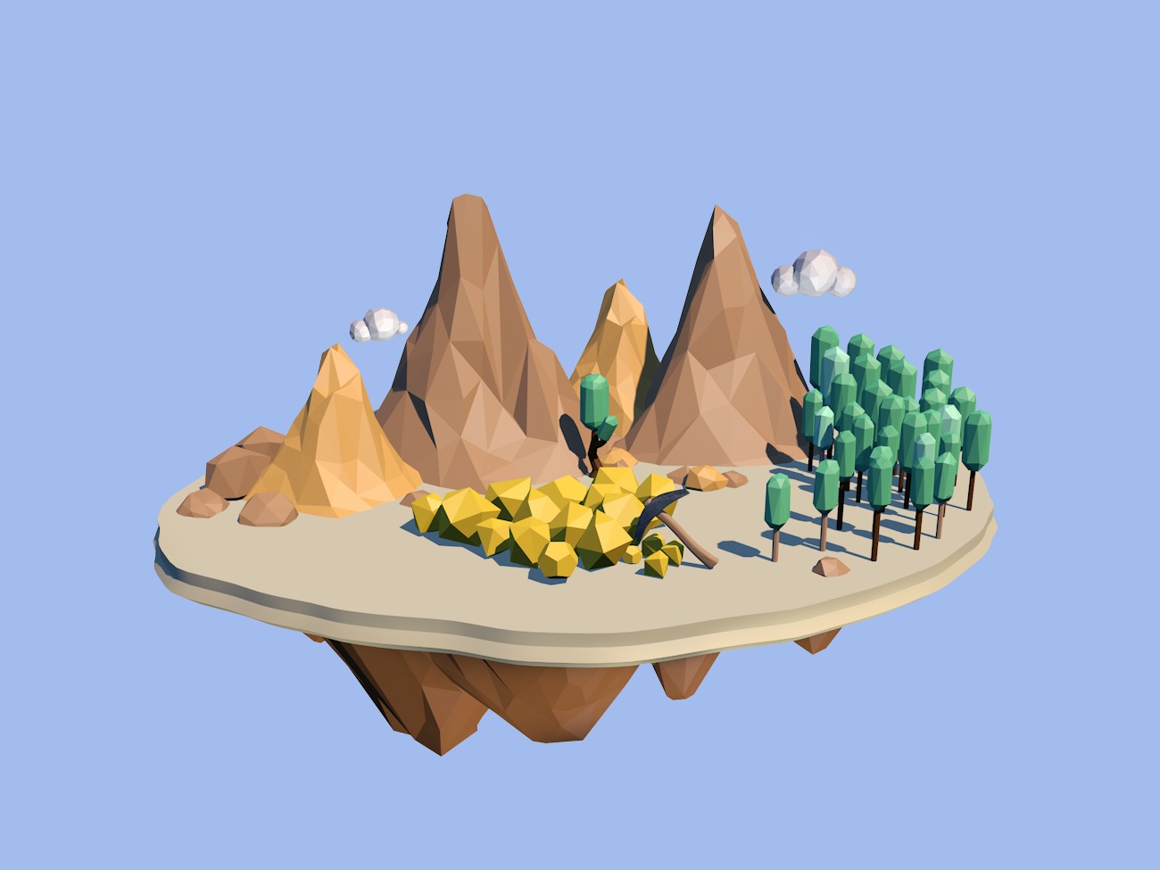 C4D 挖矿首页_晨曦Lily-站酷ZCOOL