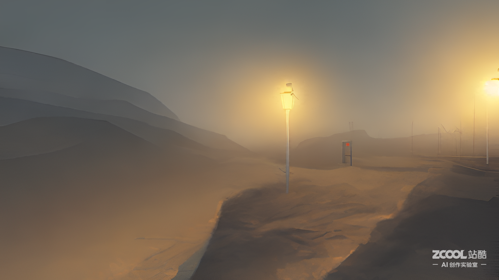 #AI创作实验室#无人山区_幕仙仙1314520-站酷ZCOOL