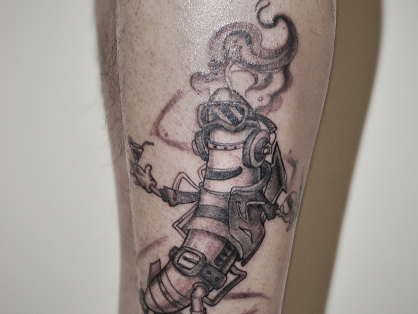 无人船卡通纹身_DragonTattoo大龙-站酷ZCOOL