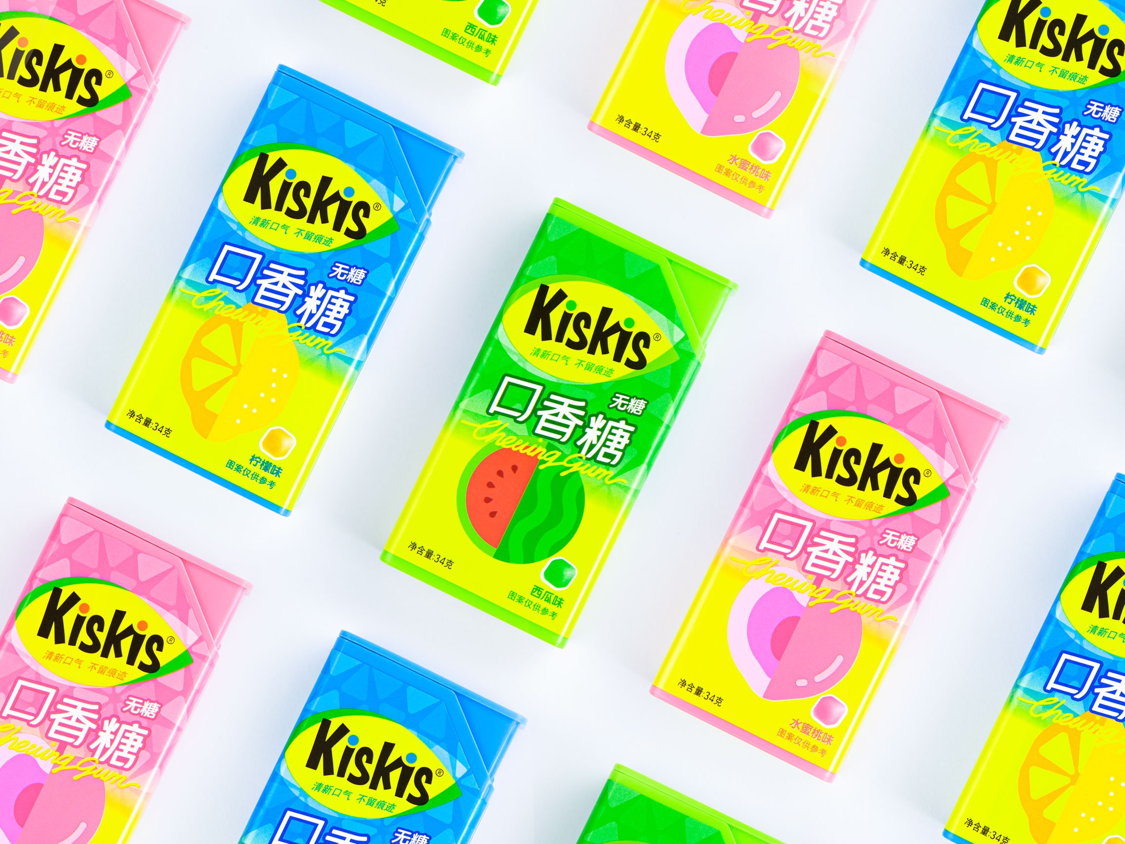 香港合子品牌設計作品 | KisKis - 口香糖2.0_boxbranddesign-站酷ZCOOL