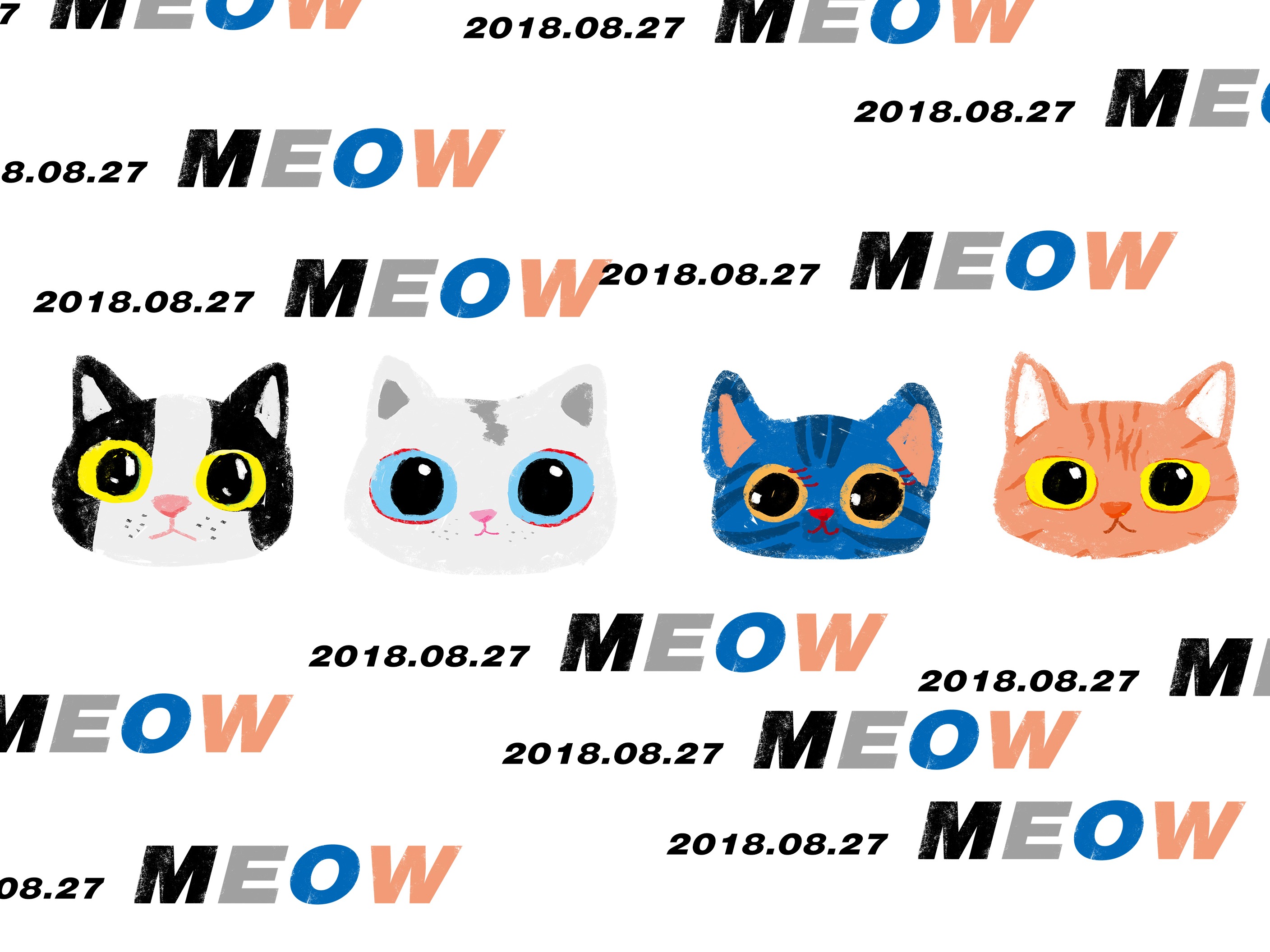 meow好喜欢猫啊_mayijun-站酷ZCOOL