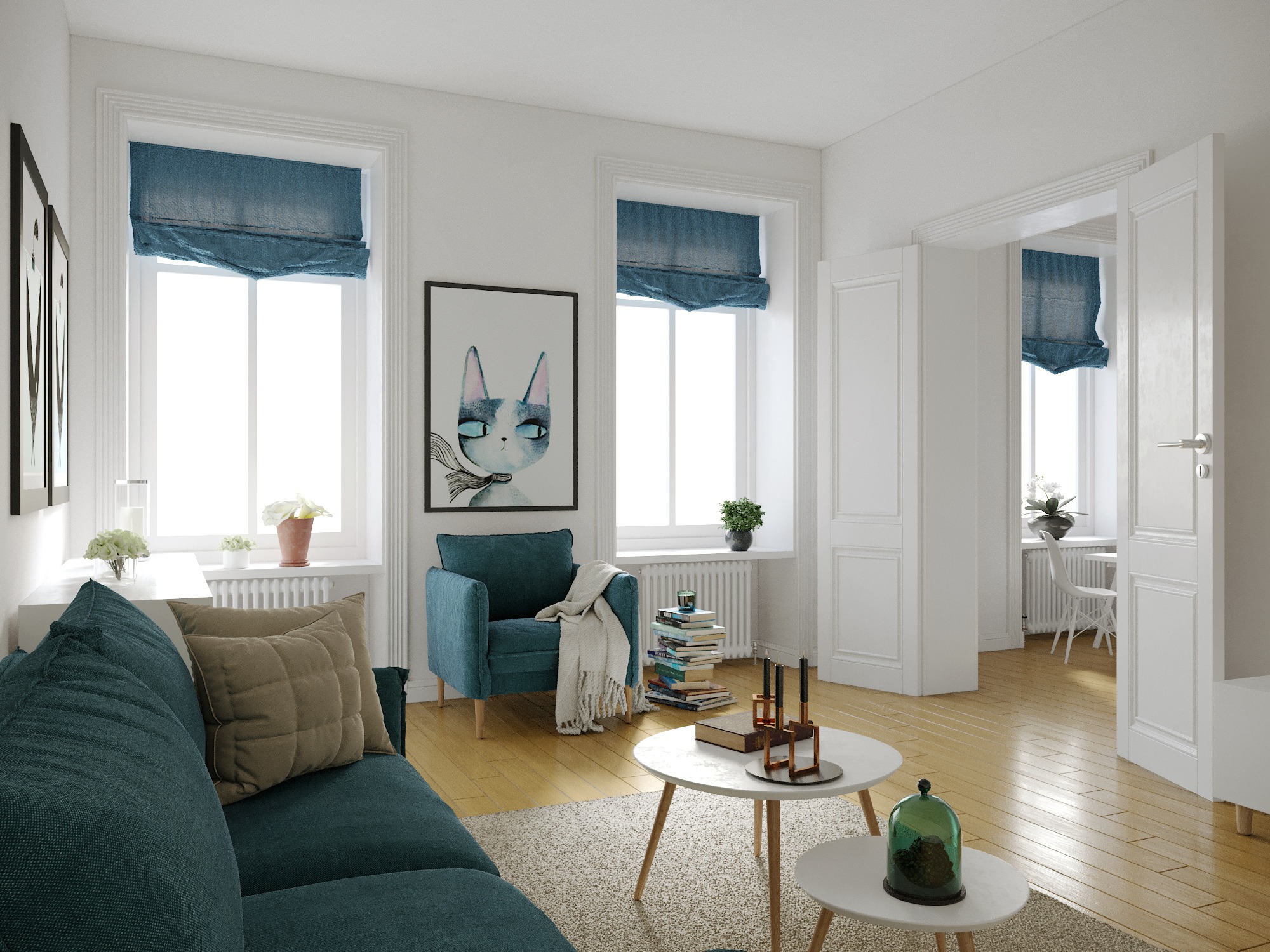 北欧场景_啤酒渲染器-站酷ZCOOL