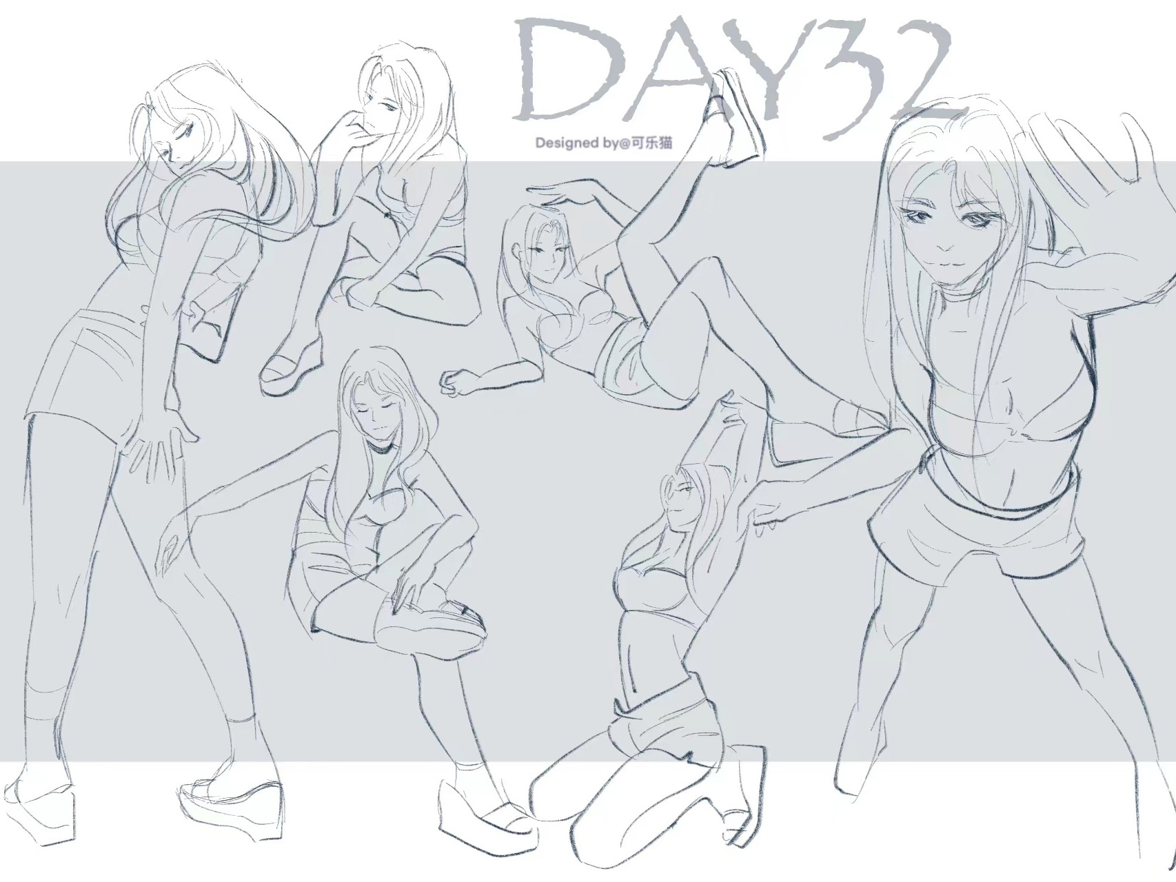 #速写60天挑战赛#day32@速写班长_可乐猫1122-站酷ZCOOL