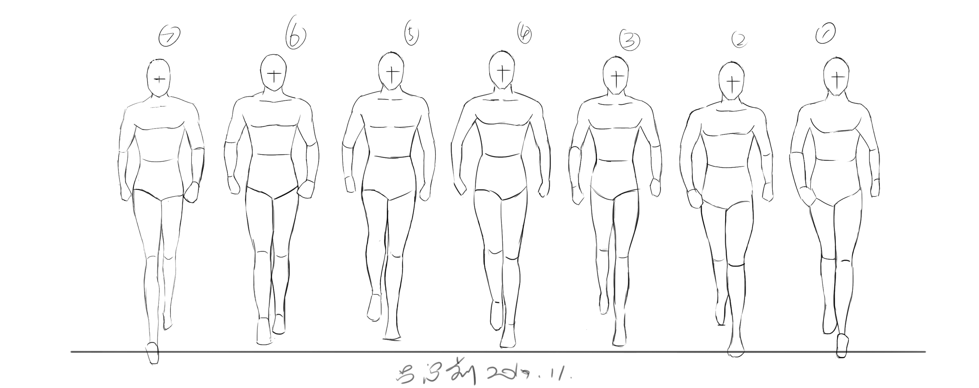 2D逐帧动画制作总结分享——动画基础动作和表情制作练习_形態意識-站酷ZCOOL