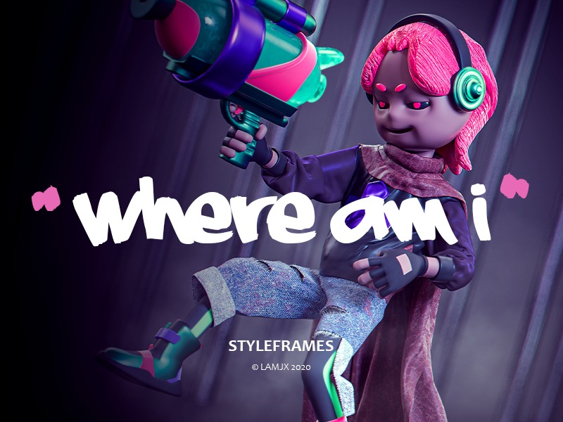 《Where am I》 | STYLEFRAMES_XIONGMU_熊木-站酷ZCOOL