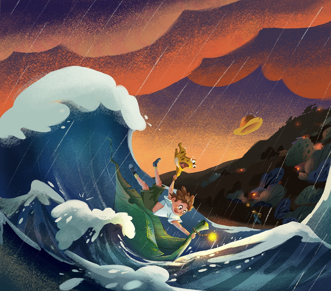 我画过的讲述茶文化的童话故事插图_瞳Hitomi-站酷ZCOOL