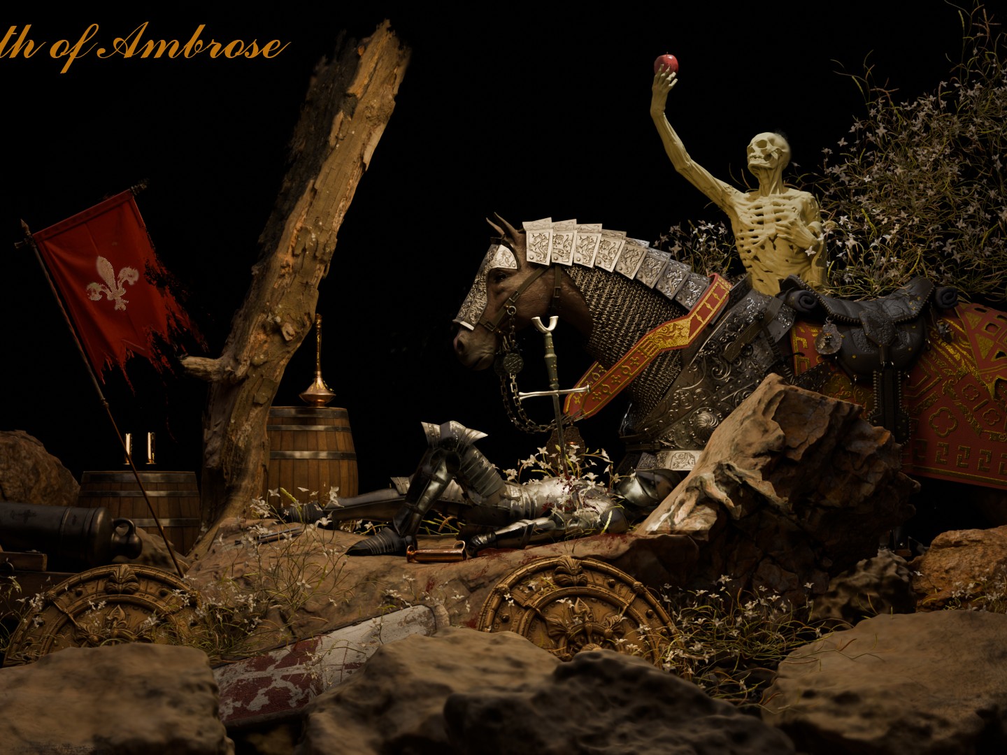 The death of Ambrose_吃菠萝不上火-站酷ZCOOL