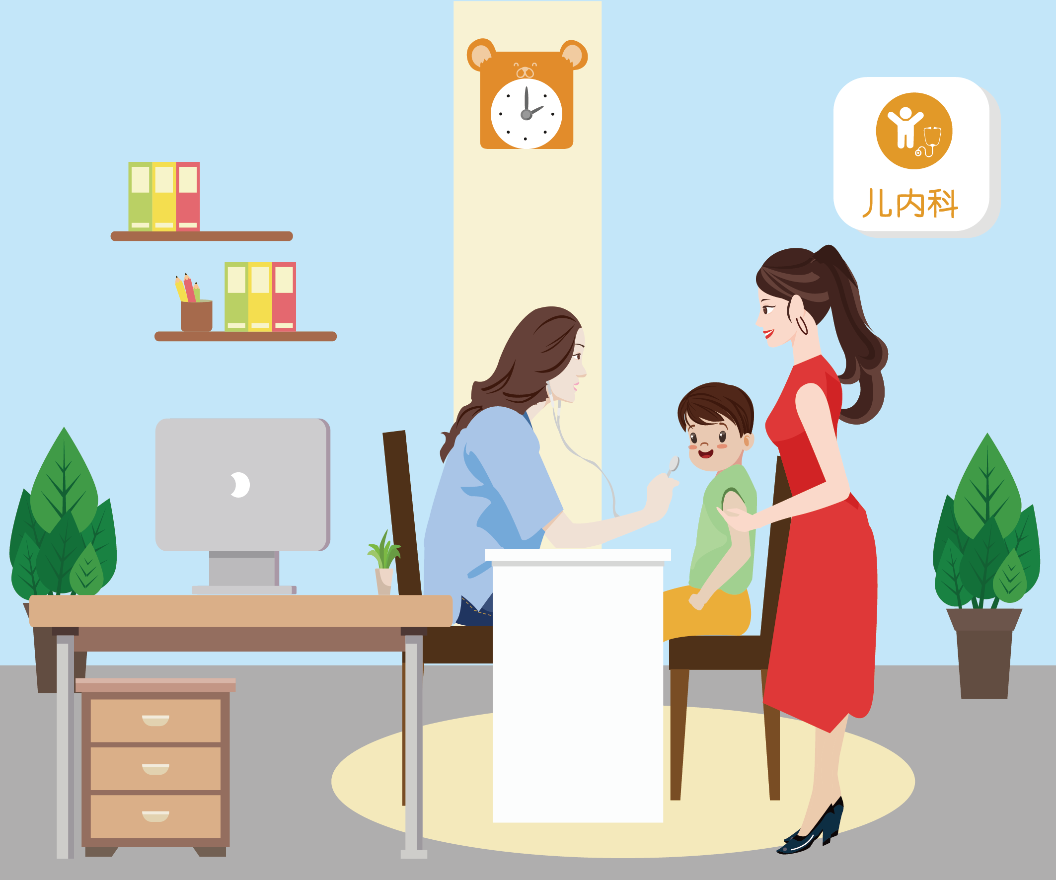 医院卡通场景_悠悠我心2013-站酷ZCOOL