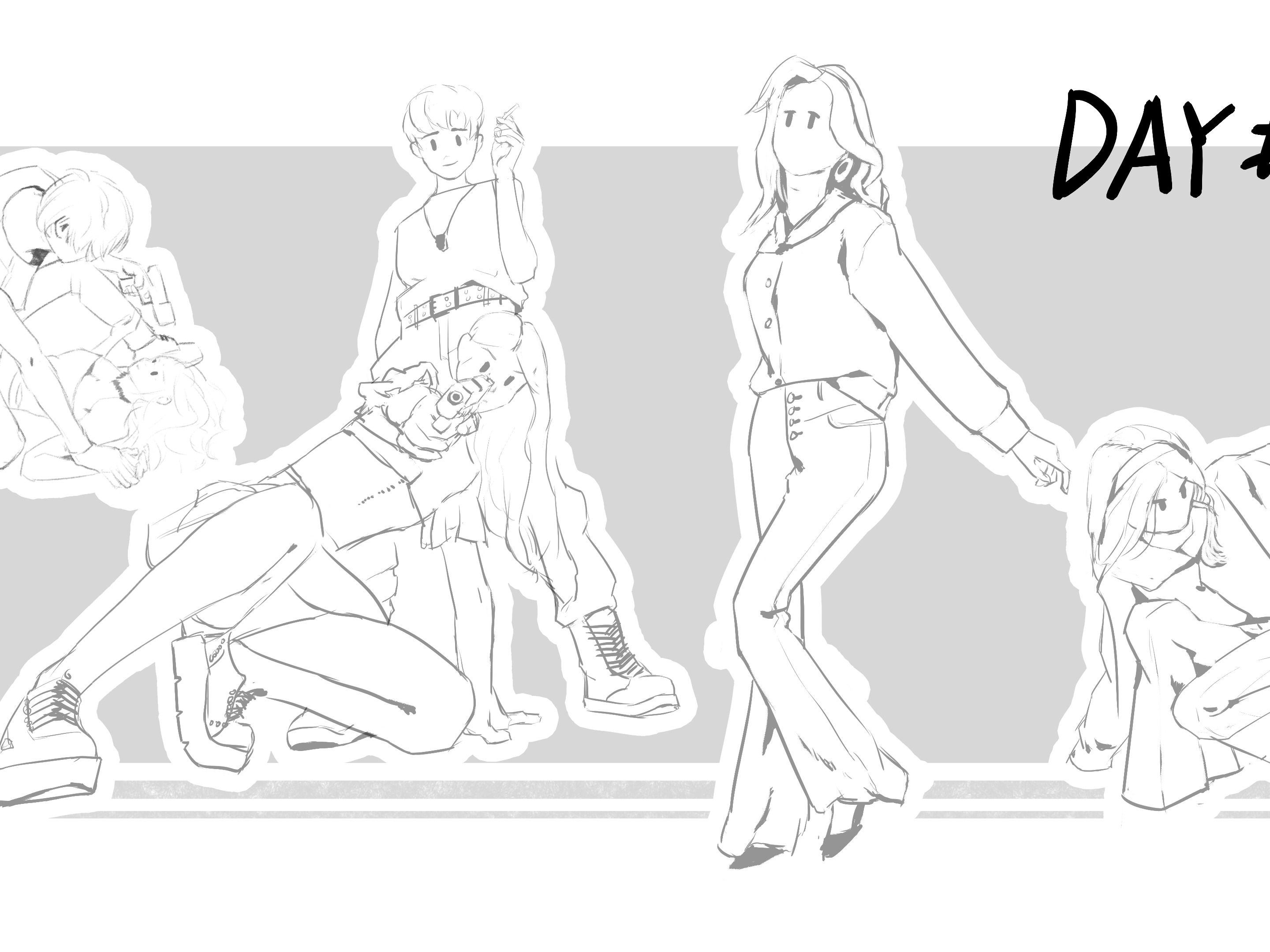 #速写60天挑战赛# Day01@速写班长 _秃秃腾-站酷ZCOOL