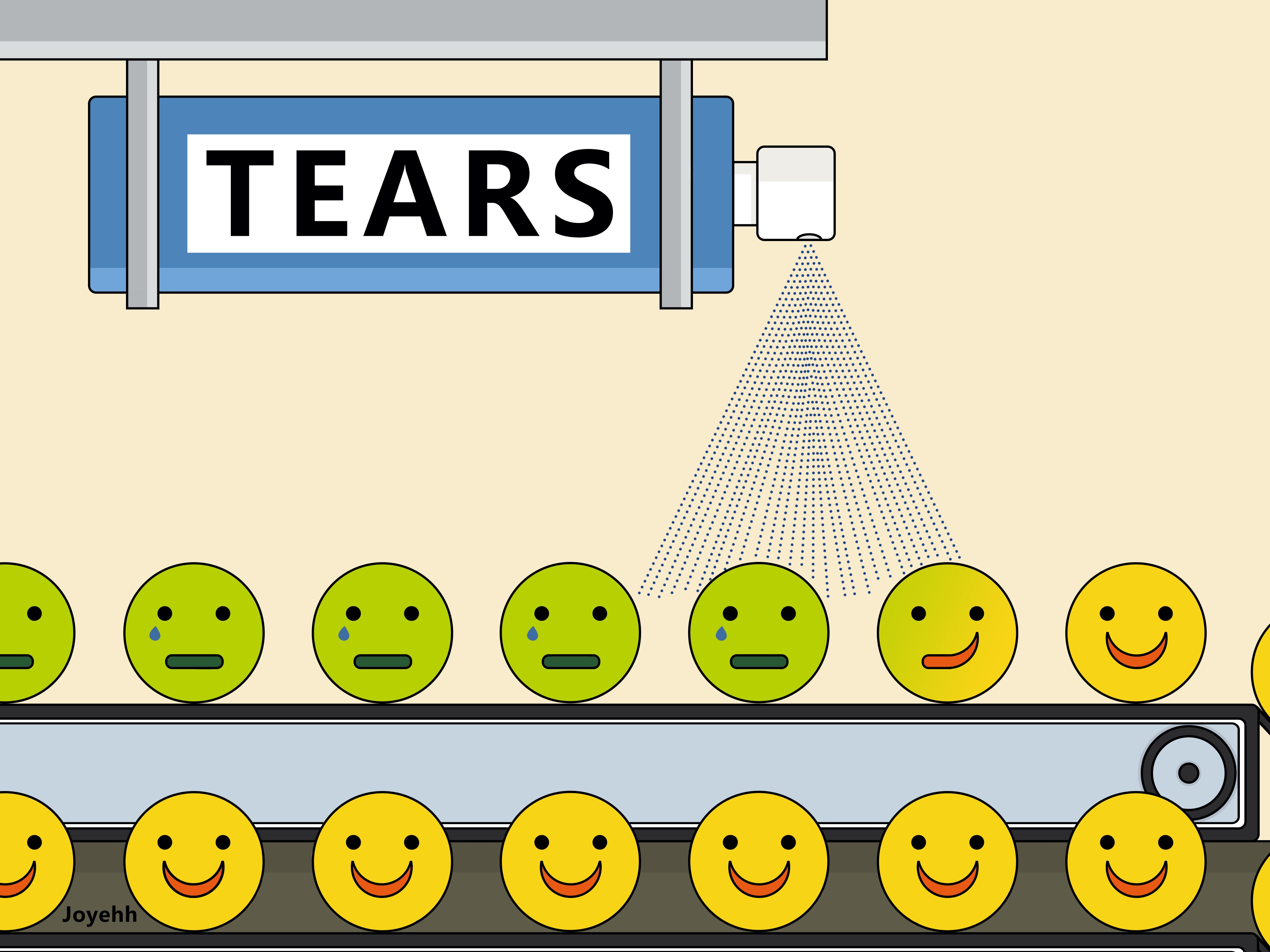 主题词：眼泪_joyehh-站酷ZCOOL