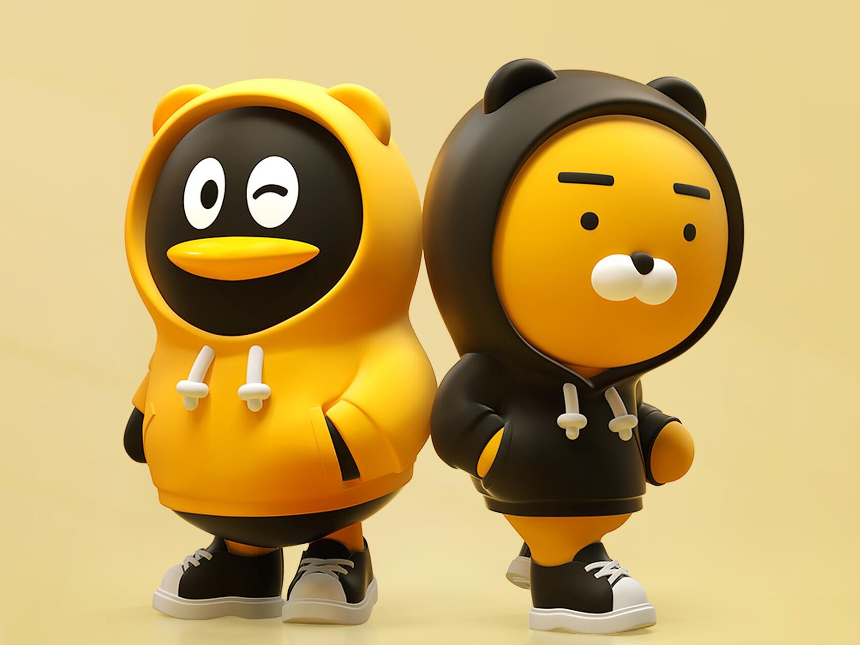 QQ x KAKAO 全系列联名设计来袭！_腾讯ISUX-站酷ZCOOL