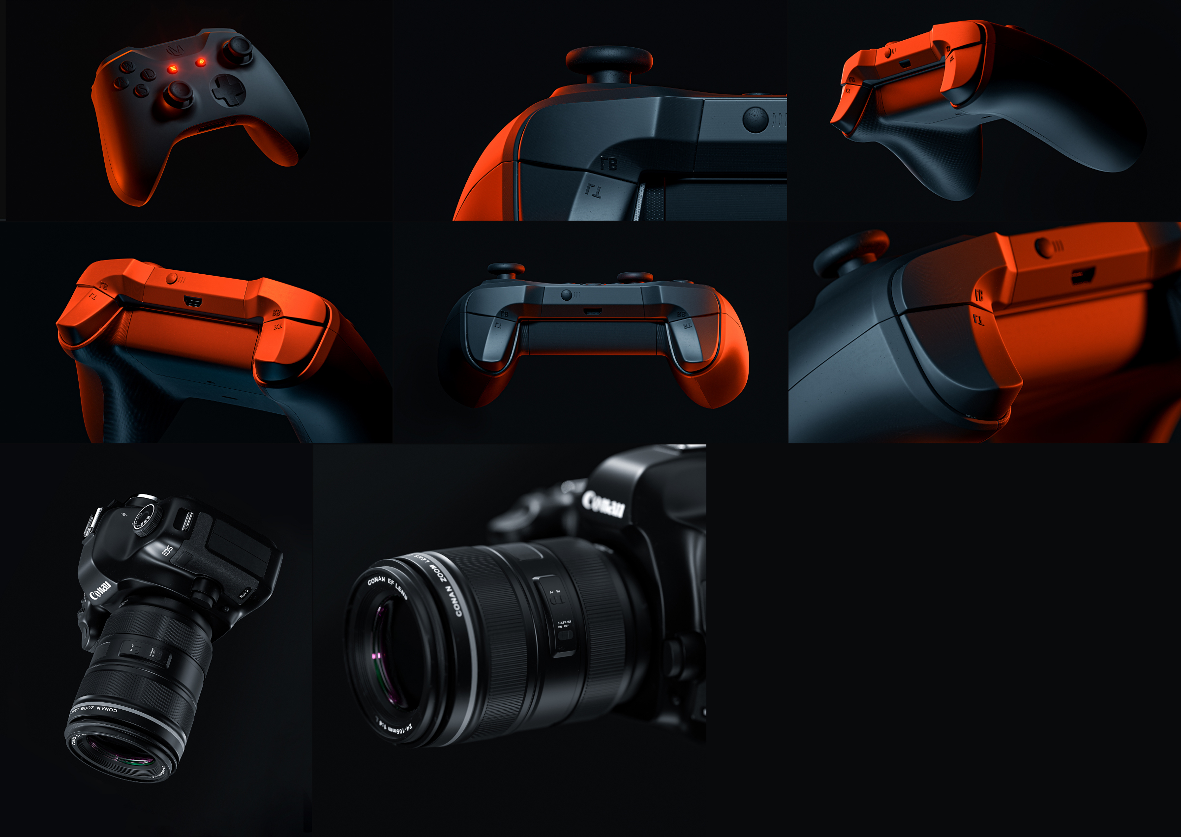 暗调产品OCTANE渲染_JAYCC丶-站酷ZCOOL