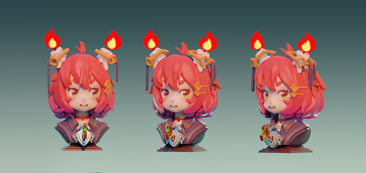 Loli半身胸像_塔语时鬼-站酷ZCOOL