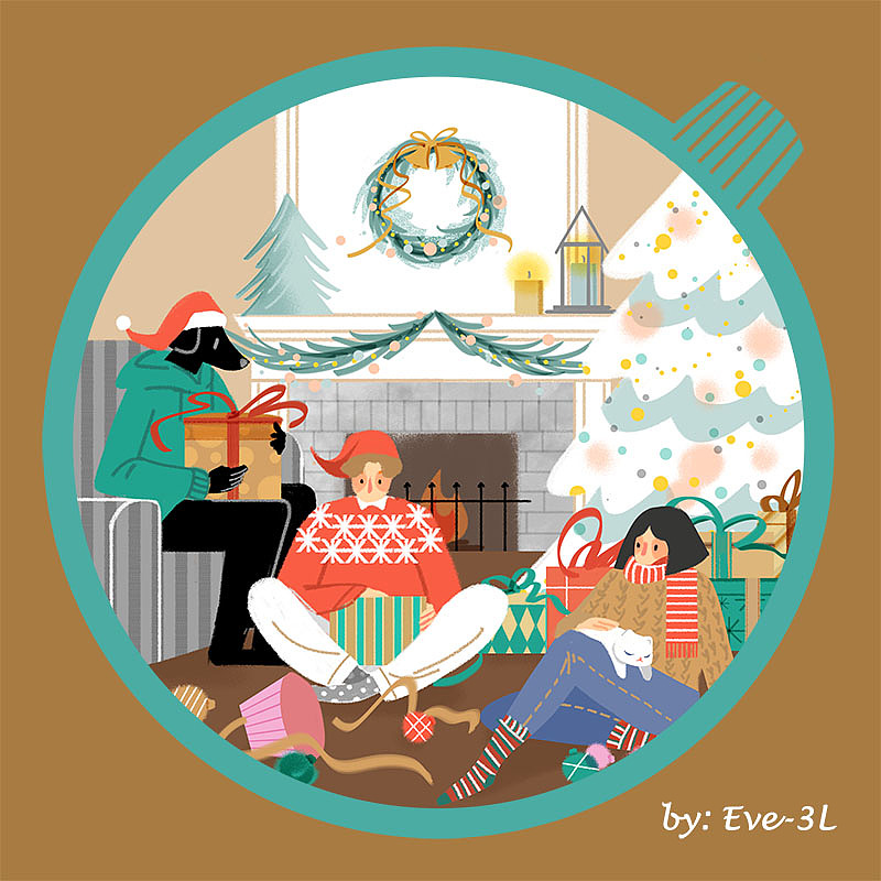 缤纷圣诞夜_Eve3L-站酷ZCOOL