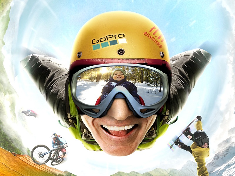 GoPro电商合成KV海报2020年 _有只胖橘猫-站酷ZCOOL